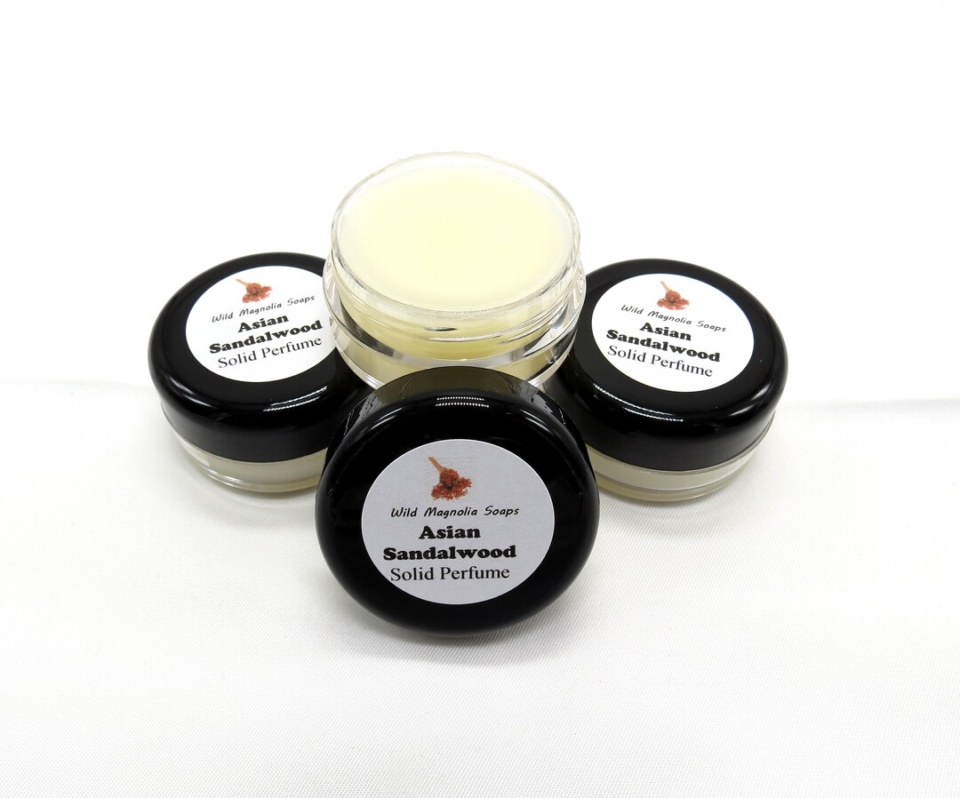 Asian Sandalwood Scented Solid Perfume Rub on Perfume - Etsy
