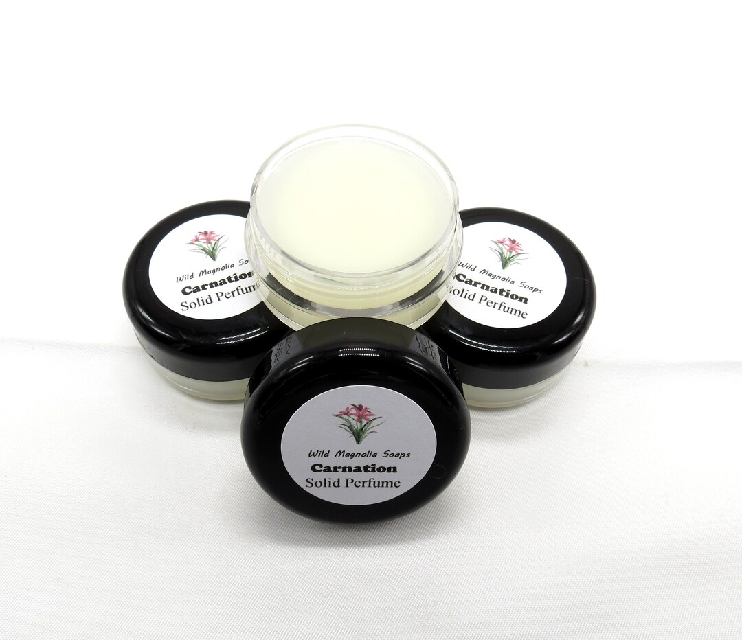 Carnation Scented Solid Perfume Rub on Perfume - Etsy