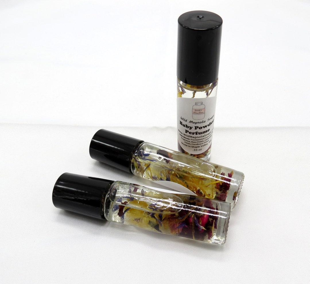 Baby Powder Scented Roll On Perfume Oil Rub on Perfume - Etsy Österreich