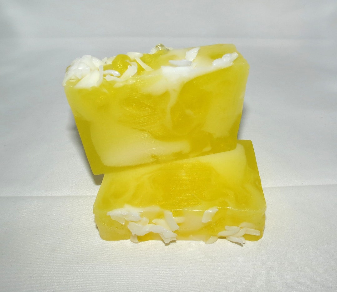 Pina Colada Scented Glycerin Soap With Goat Milk Soap Shreds - Etsy