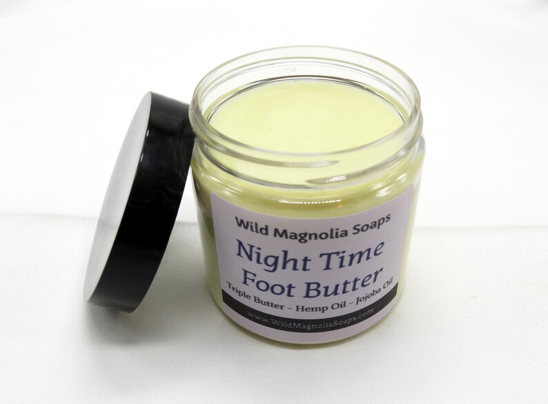 Night Time Foot Butter Balm With Lemon Lavender and Lime | Etsy