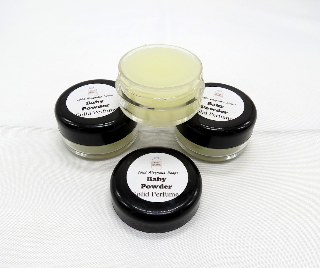 Baby Powder Scented Solid Perfume Rub on Perfume - Etsy