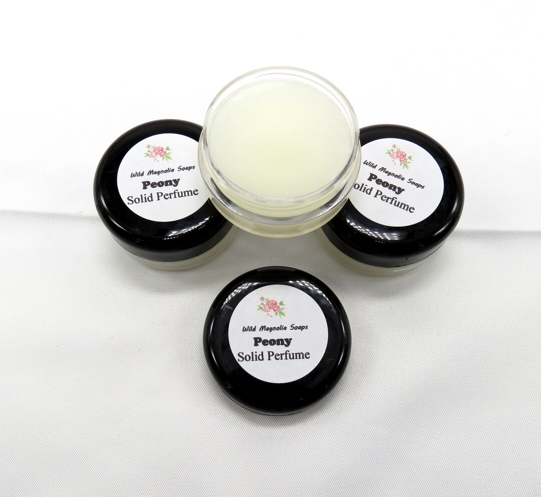 Peony Scented Solid Perfume Rub on Perfume - Etsy
