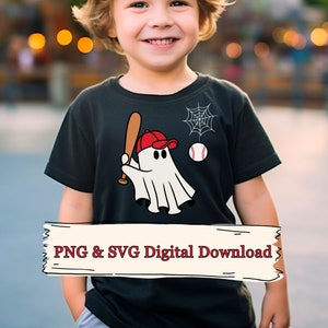 Halloween Baseball SVG, Ghost Boys Baseball Player Instant Download ...