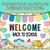Pastel Welcome Back Bulletin Board Kit, Elementary Classroom, Digital ...