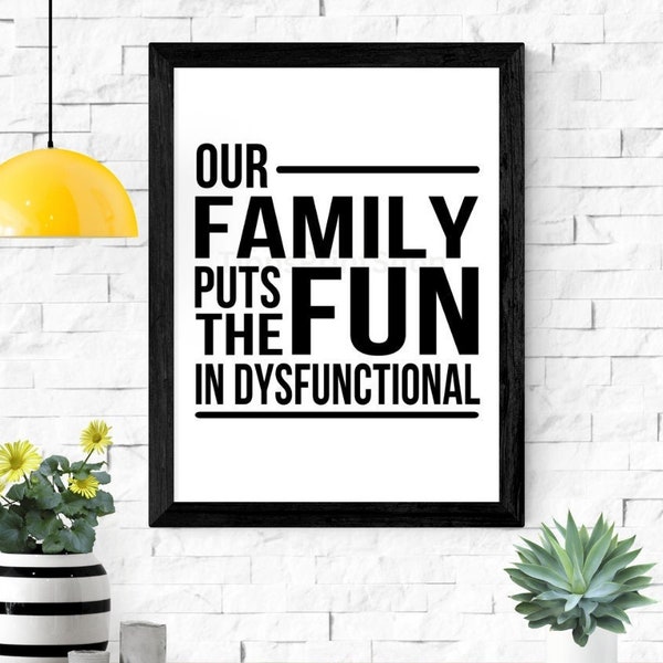 Our Family Put the Fun in Dysfunctional Svg - Etsy