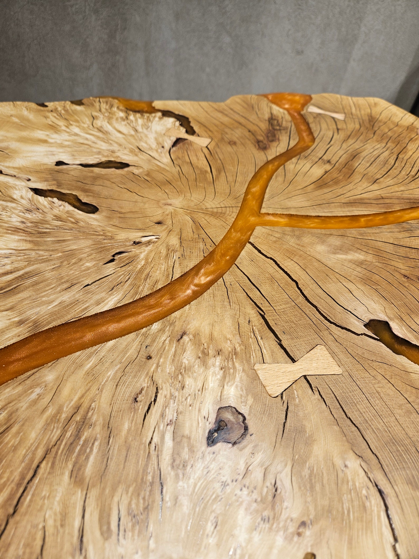 Live Edge Coffee Table, Epoxy Resin Round Table, River Epoxy Center Table, Custom Order Table ...