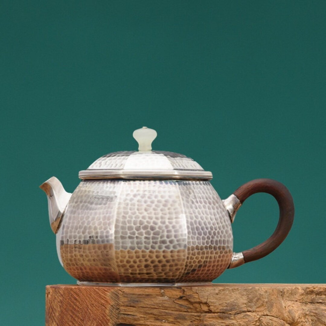 Pure Silver 999 Handmade Teapot 150ml F4294 - Etsy