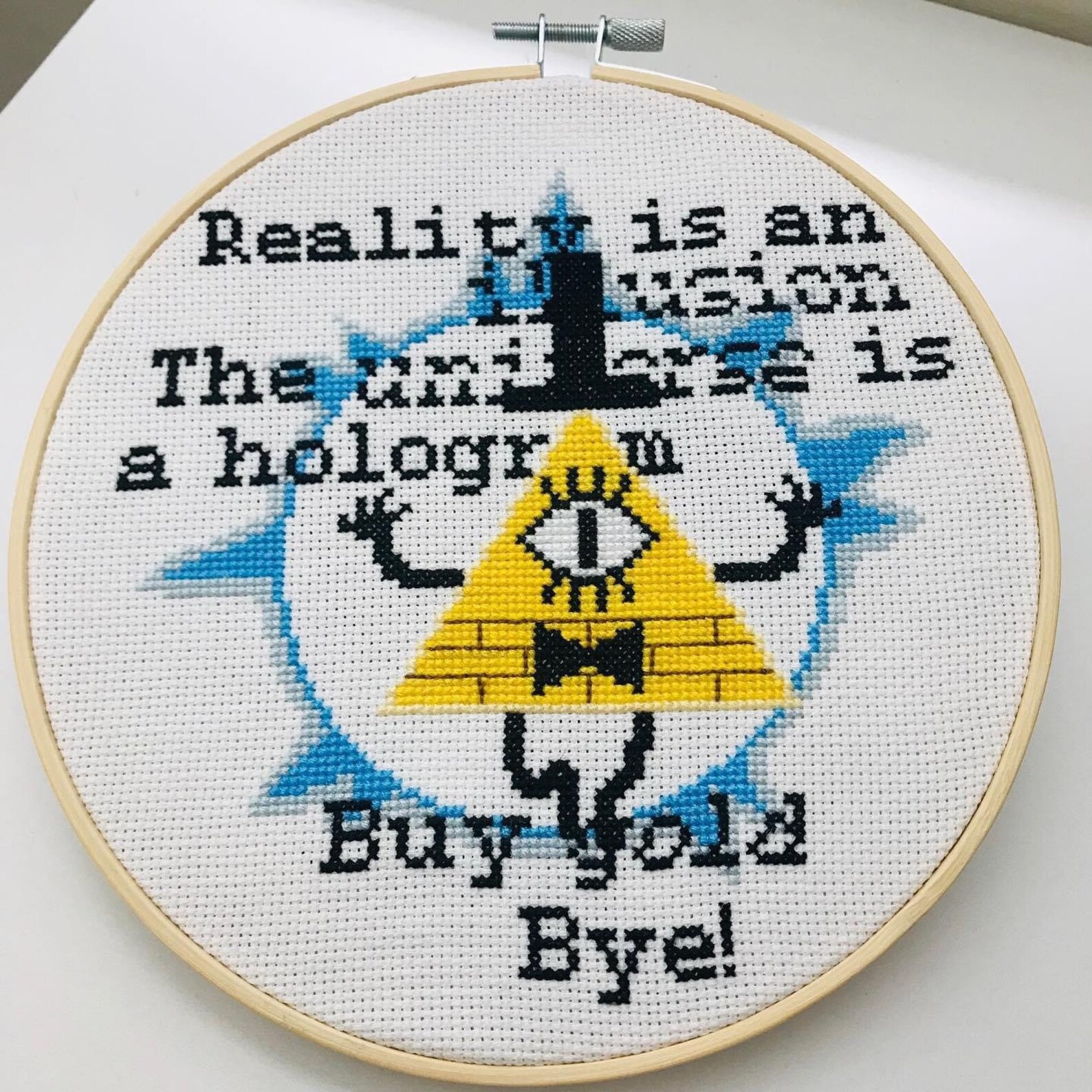 Gravity Falls Bill Cipher Cross Stitch Pattern PDF Download | Etsy