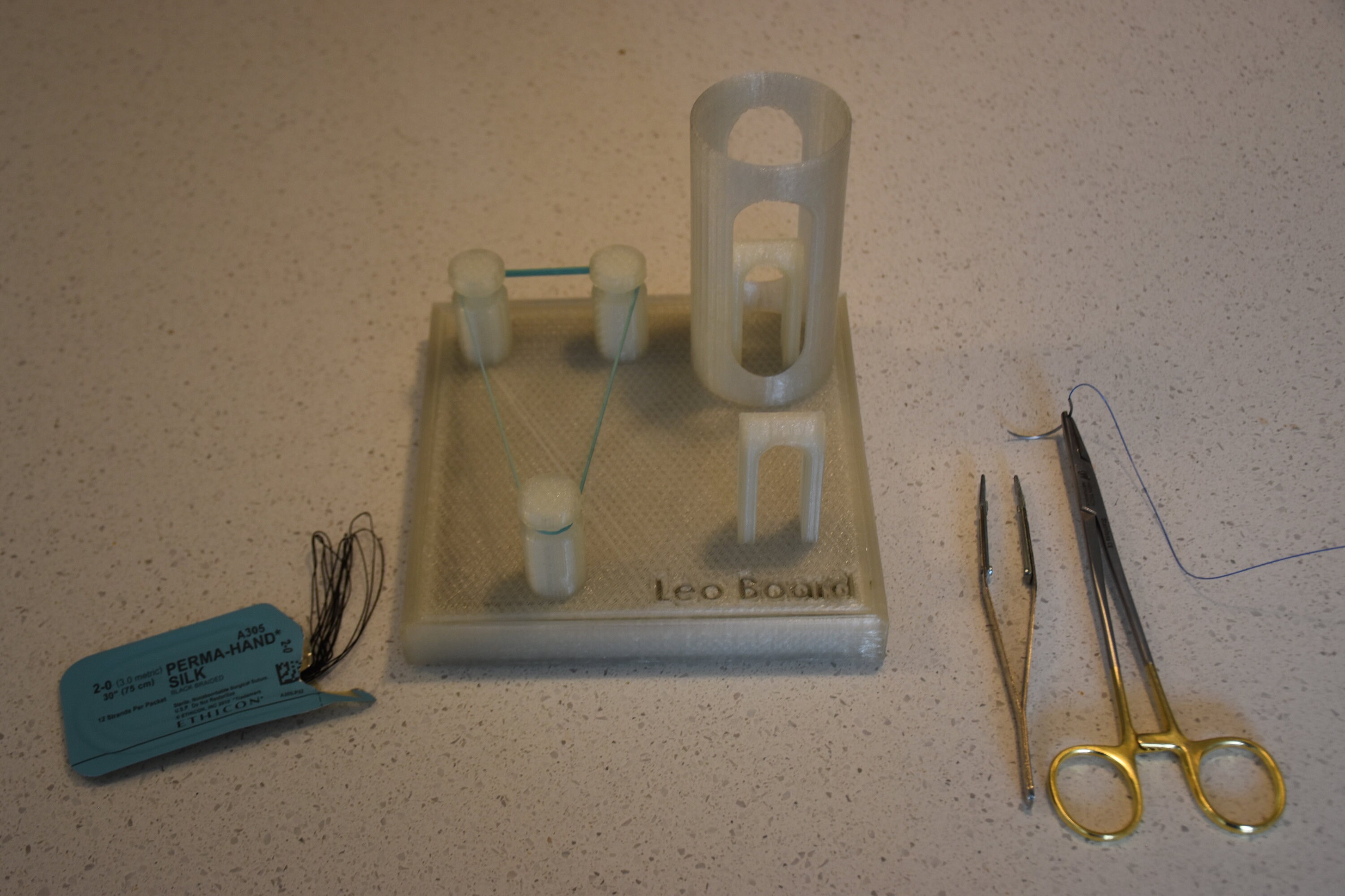 The Leo Board Surgery Knot Tying Board Made by a Surgery Resident for ...