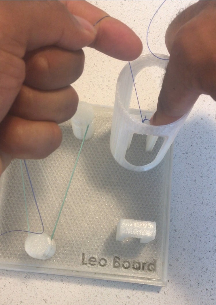 The Leo Board Surgery Knot Tying Board Made by a Surgery Resident for ...