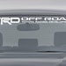 TRD off Road Racing Development Windshield Banner Vinyl Decal Sticker ...