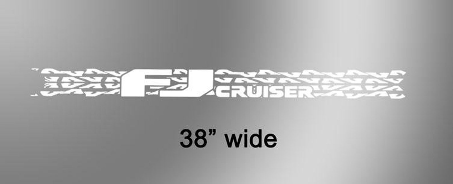 FJ Cruiser Tire Tracks Decal Sticker Windshield Banner - Etsy