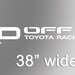 TRD off Road Racing Development Windshield Banner Vinyl Decal Sticker ...