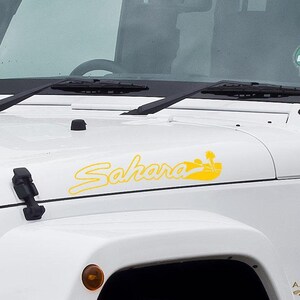 Sahara Hood Side Decals Graphics Vinyl Stickers for Wrangler - Etsy
