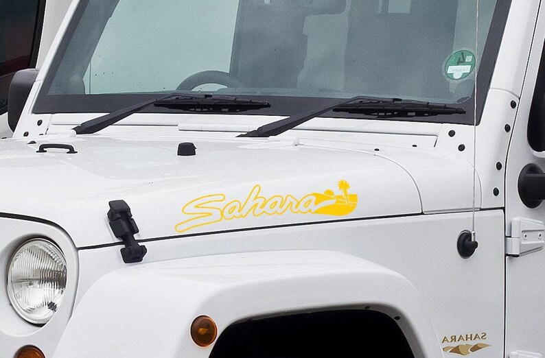 Sahara Hood Side Decals Graphics Vinyl Stickers for Wrangler - Etsy
