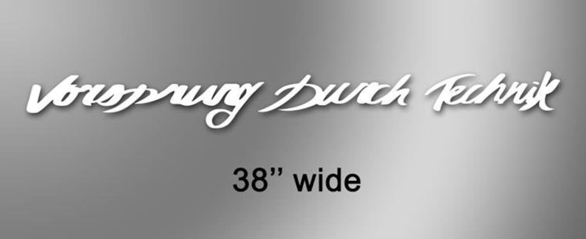 Audi Vorsprung Durch Technik Decal Sticker Windshield Banner - Etsy
