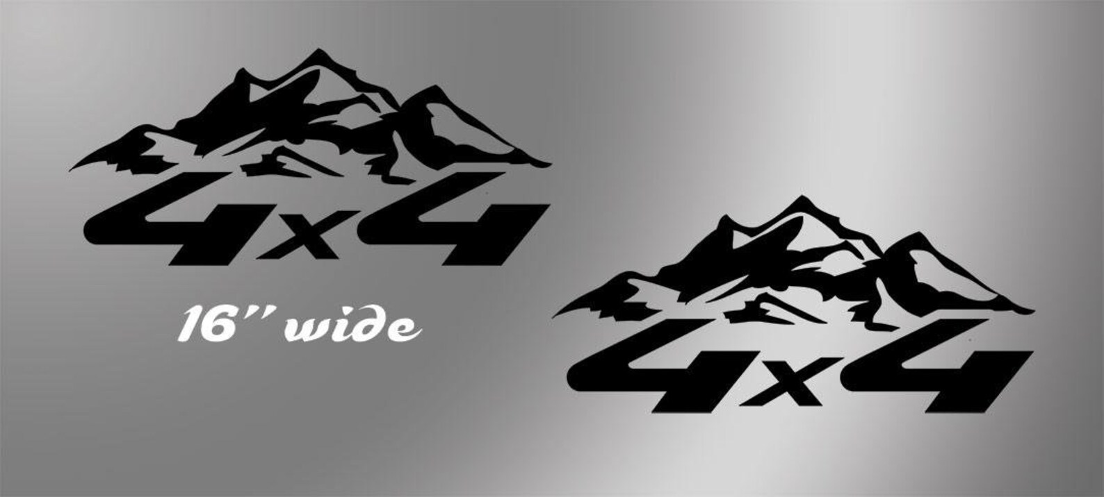 4x4 Mountains off Road Truck Bedside Decals Stickers - Etsy