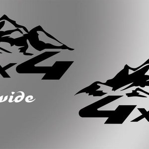4x4 Mountains off Road Truck Bedside Decals Stickers - Etsy