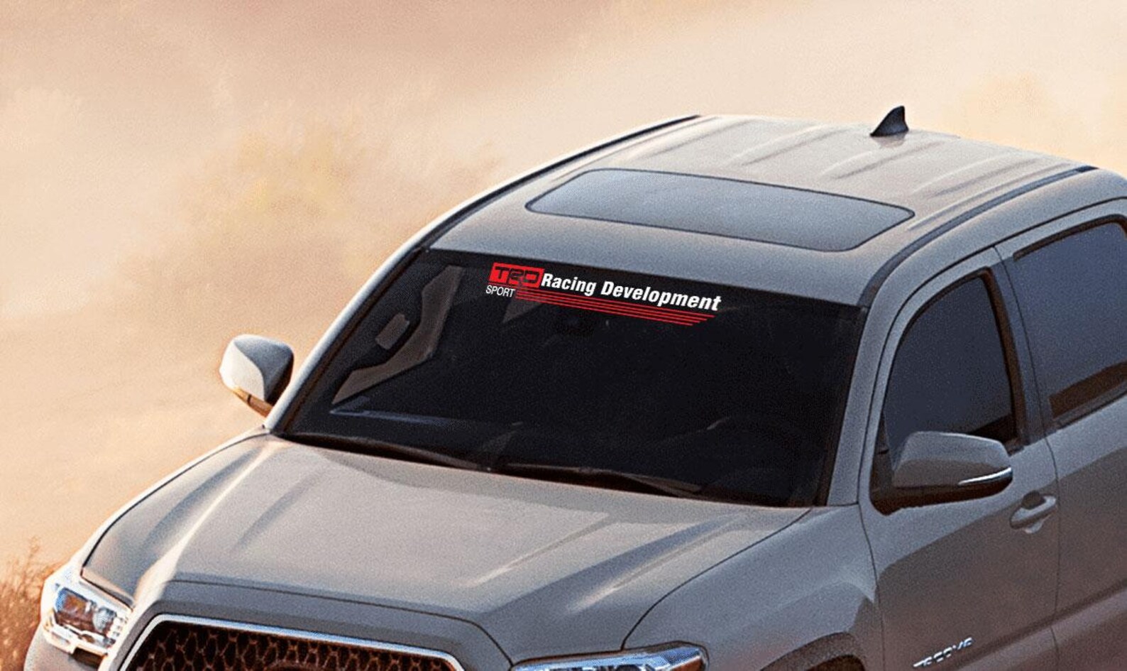 TRD Racing Development Sport Windshield Banner Vinyl Decal Sticker for ...