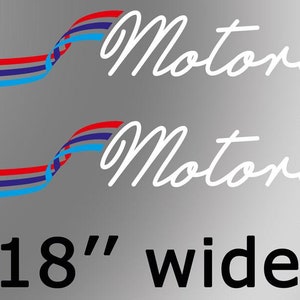M Colors Motorsport Windshield Decal Sticker for BMW E39 E46 E60 M3 M4 ...
