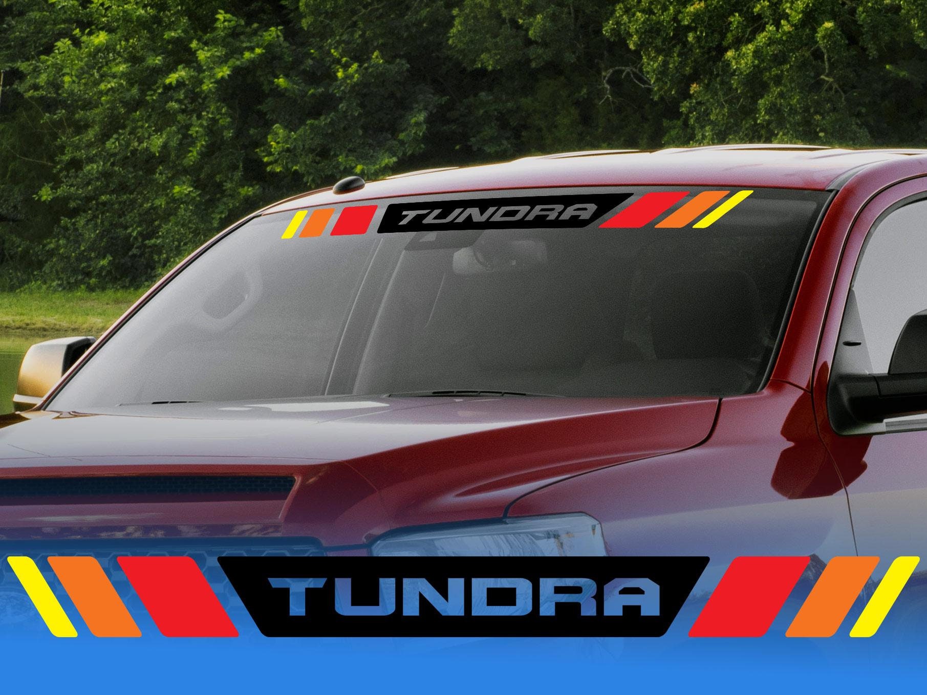 Vintage Old Style TRD Windshield Banner Vinyl Decal Sticker for Tundra ...
