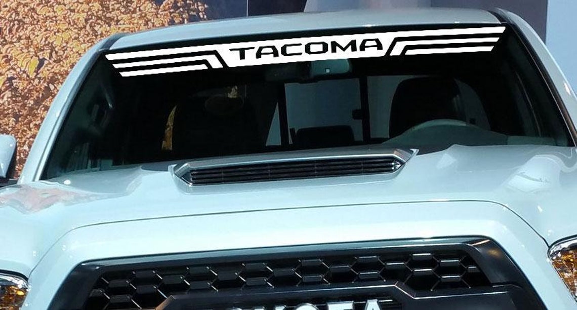 Stripe Sport Windshield Banner Vinyl Decal Sticker for Tacoma - Etsy