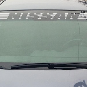 Windshield Banner Vinyl Decal Sticker All Colors - Etsy