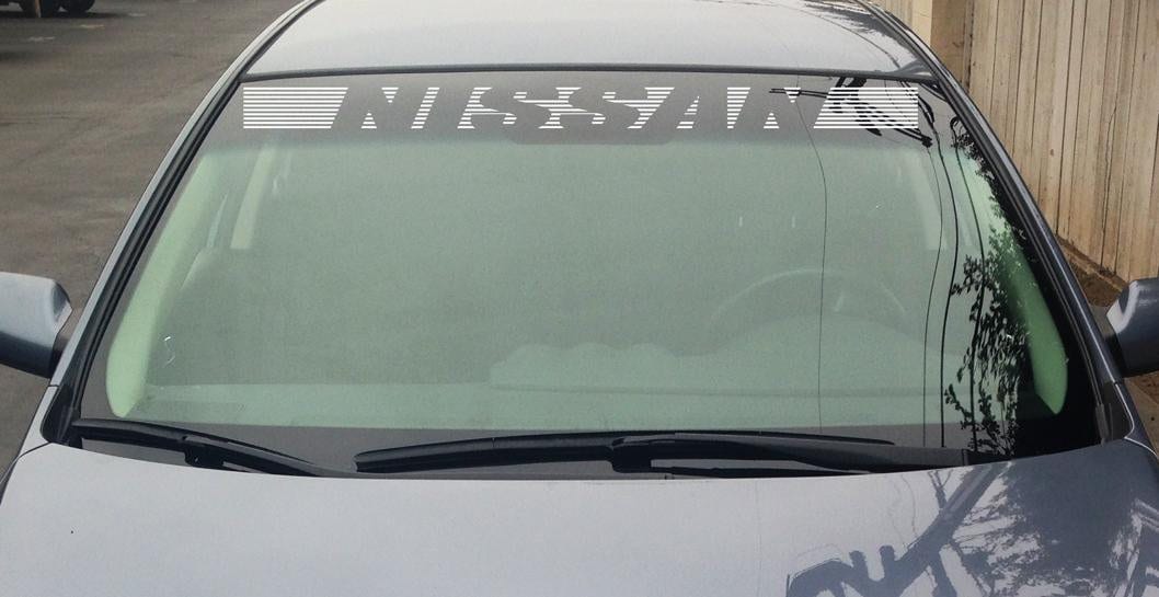 Windshield Banner Vinyl Decal Sticker All Colors - Etsy