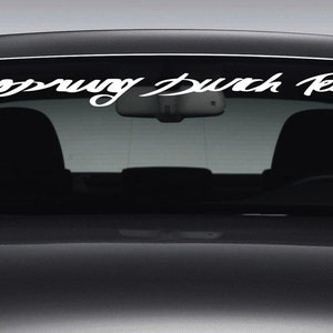 Audi Vorsprung Durch Technik Decal Sticker Windshield Banner - Etsy