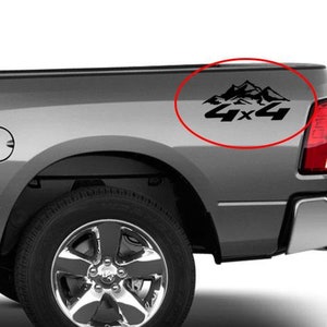 4x4 Mountains off Road Truck Bedside Decals Stickers - Etsy