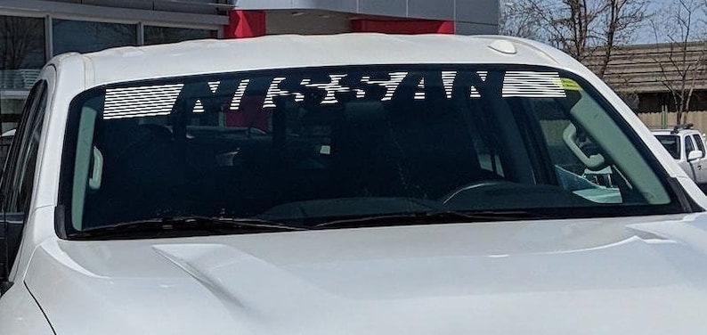 Windshield Banner Vinyl Decal Sticker All Colors - Etsy