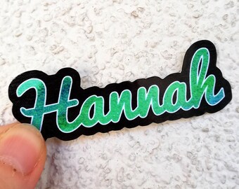 LARGE Waterproof Name Decal Personalized Vinyl Sticker NAME STICKER ...