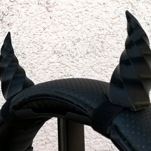 Curved Demon Imp HORNS for Headphones Wiccan Gothic Satyr - Etsy