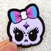 Transgender Skull Halloween Trans Waterproof Vinyl Sticker Pride Flag ...