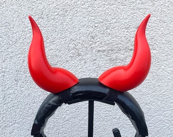 Curved Demon Imp HORNS for Headphones Wiccan Gothic Satyr - Etsy