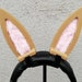 Bunny Ears for Headsets and Headphones, Faux Fur Rabbit Ears, Gamer ...