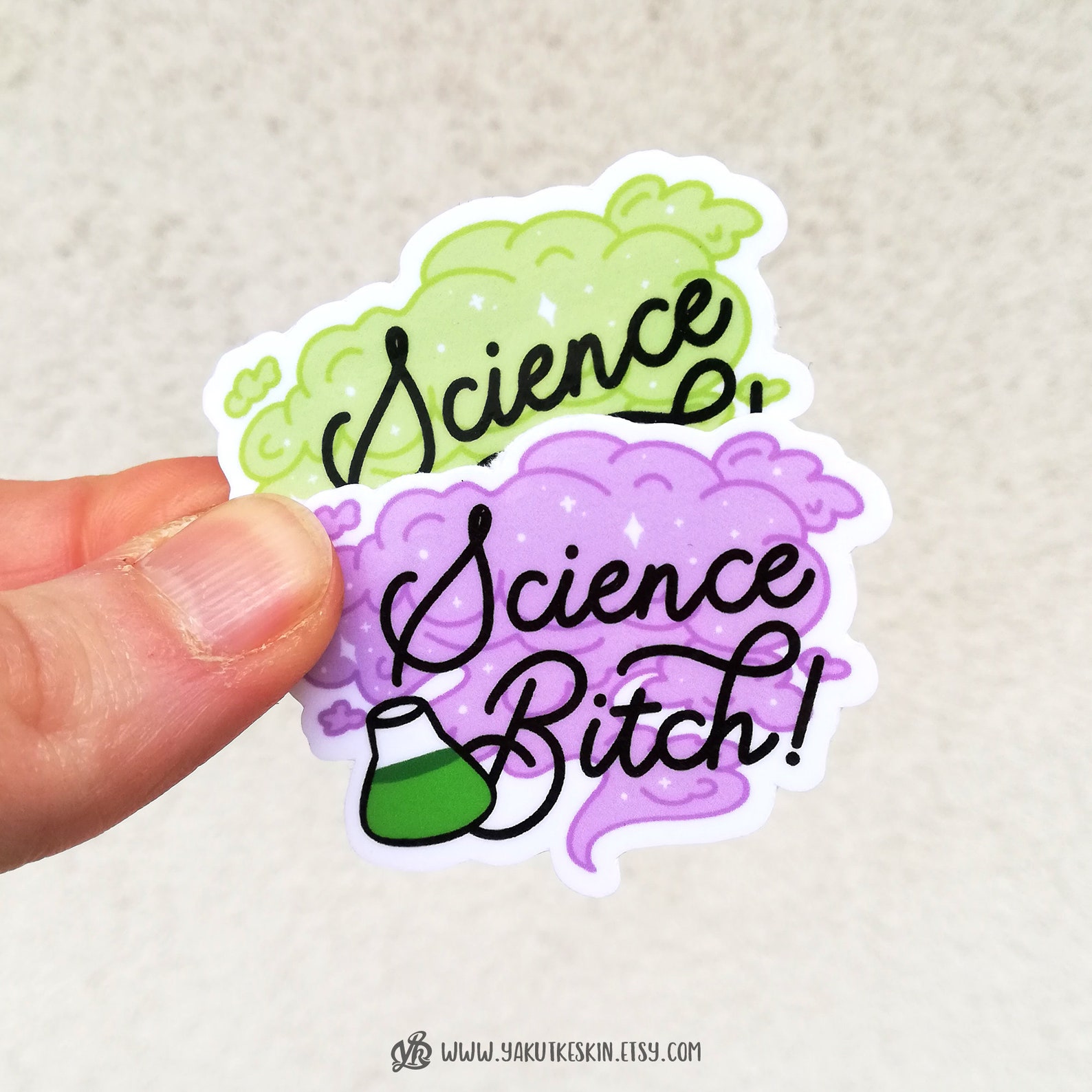 Funny Science Waterproof Vinyl Laptop Sticker - Etsy