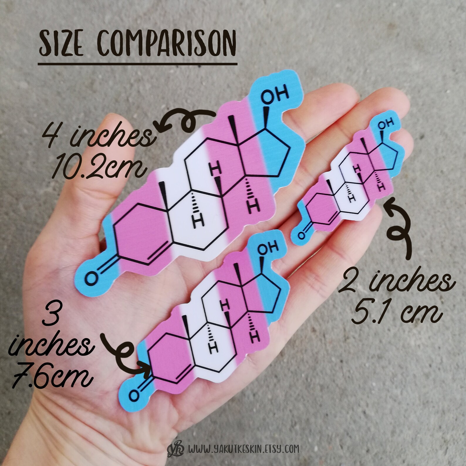 FTM Trans Testosterone Sticker Transgender Gifts Chemical - Etsy