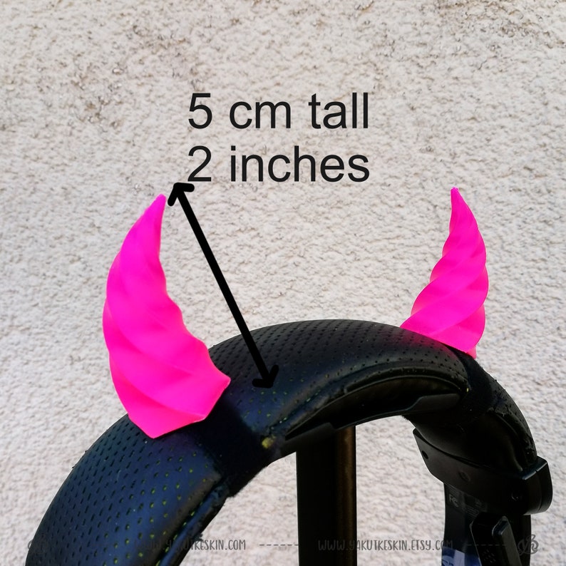 Curved Demon Imp HORNS for Headphones Wiccan Gothic Satyr - Etsy