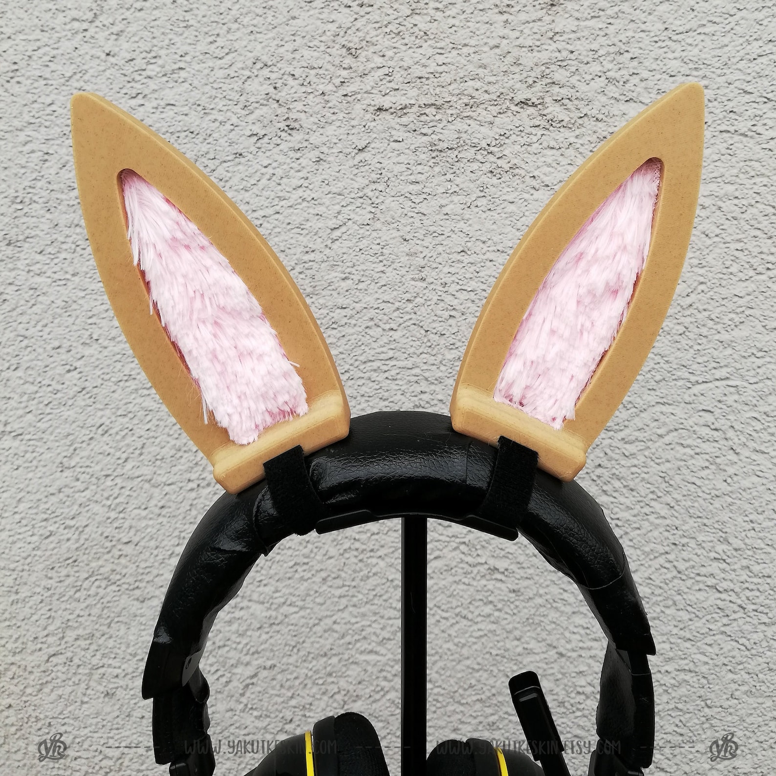 Bunny Ears for Headsets and Headphones Faux Fur Rabbit Ears - Etsy