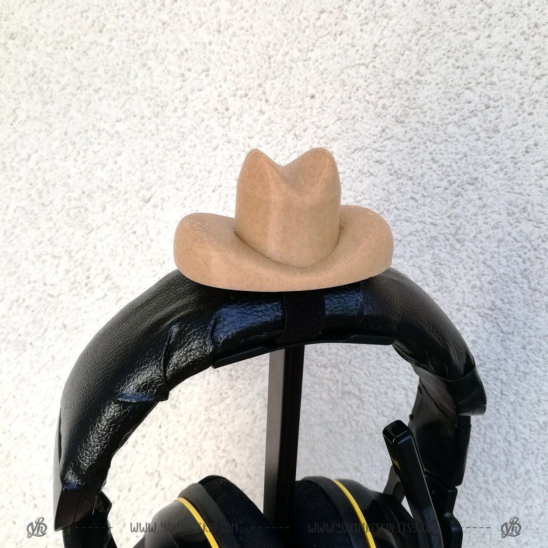 COWBOY HAT for Headsets and Headphones, Funny Gamer Accessories, Cute ...