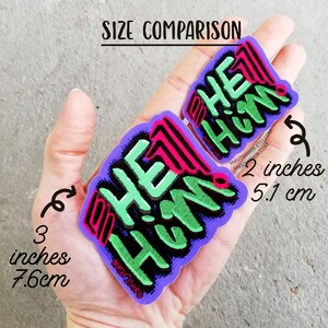 He Him Pronoun Graffiti Sticker Waterproof Vinyl Laptop Stickers LGBTQ ...