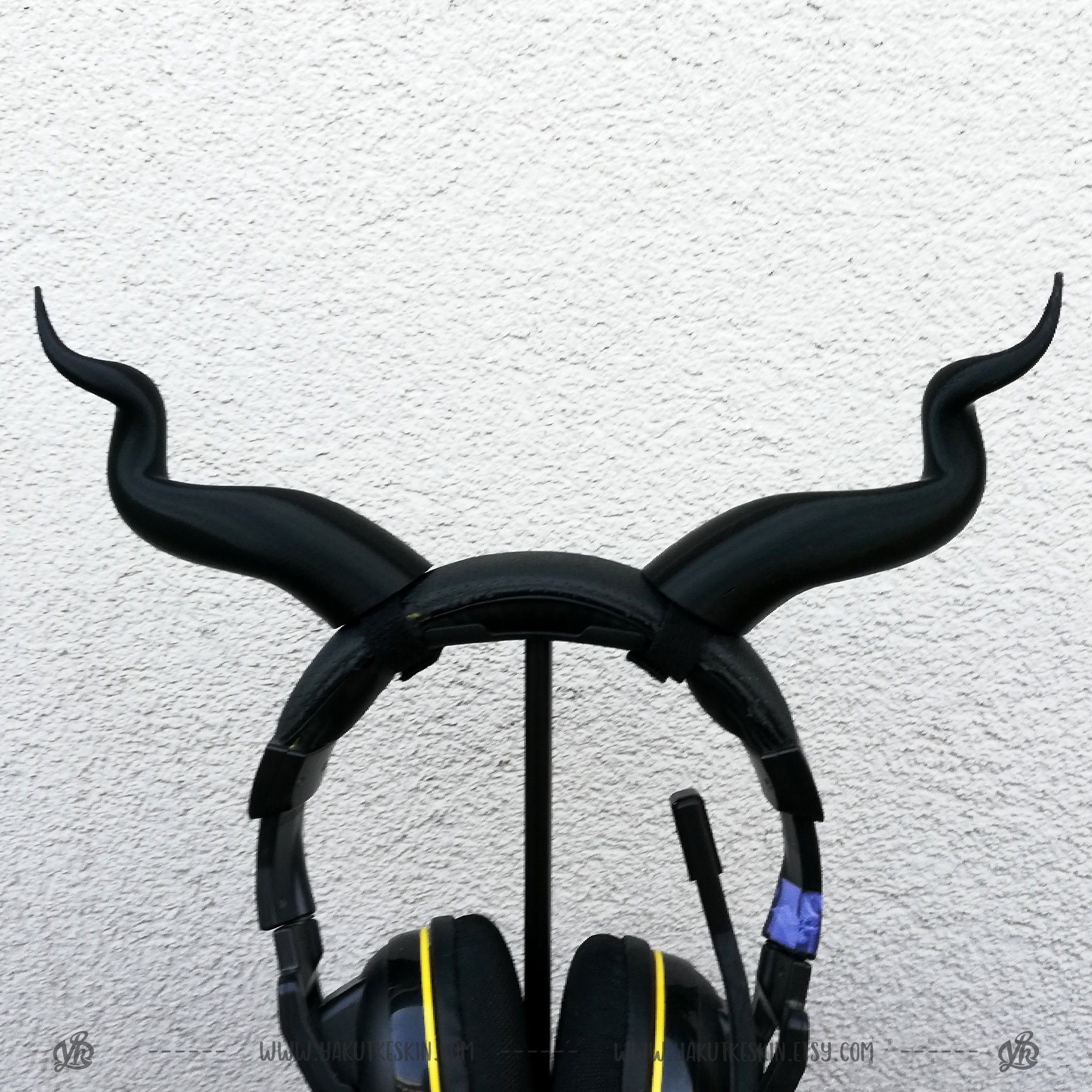 BIG Faun HORNS for Headphones Satyr Horns Headpiece Nymph or | Etsy