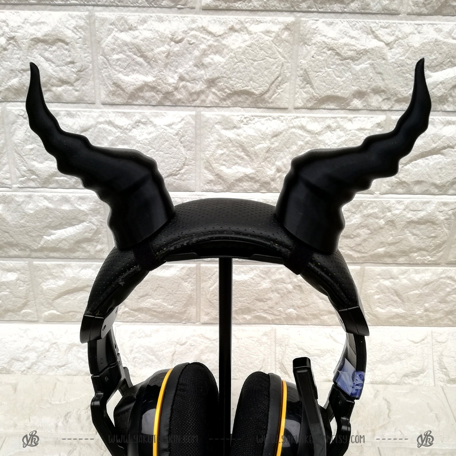 Gothic Witch Moon Crown and Demon HORNS for Headphones - Etsy