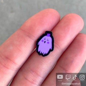 10 MINI Ghosts Halloween Sticker Pack, Pastel Halloween Decor ...