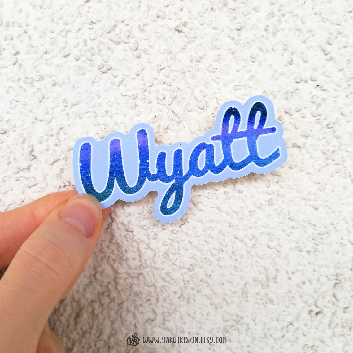 Cute Custom name stickers waterproof vinyl sticker aesthetic | Etsy