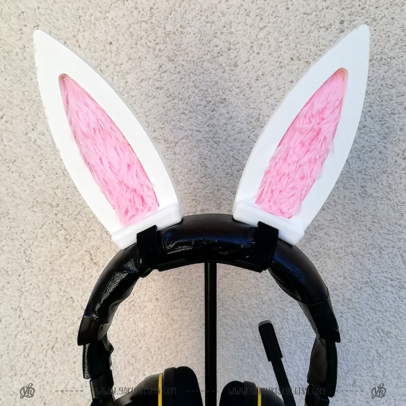 Bunny Ears for Headsets and Headphones Faux Fur Rabbit Ears - Etsy