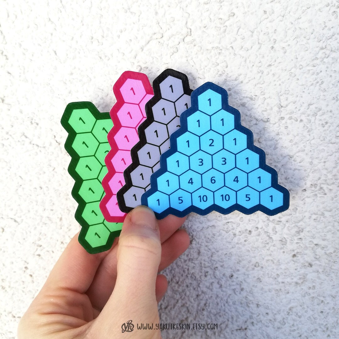 Pascal's Triangle Waterproof Sticker Mathematics Vinyl Laptop Stickers ...