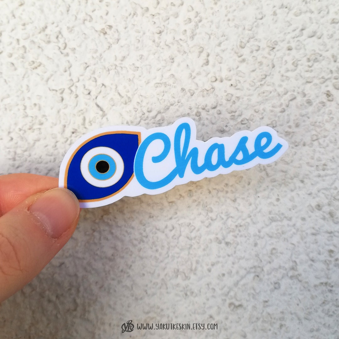 Custom Evil Eye Personalized Name Stickers Waterproof Vinyl Sticker ...
